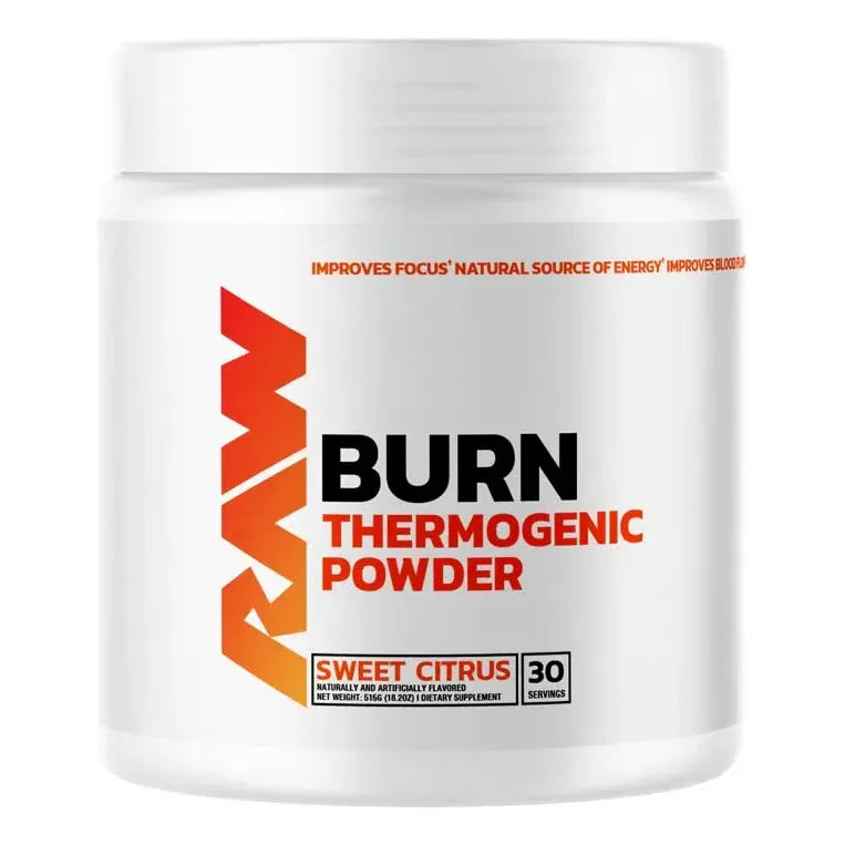 Burn Thermogenic Powder 30 servicios - RAW NUTRITION - SUPLEFIT